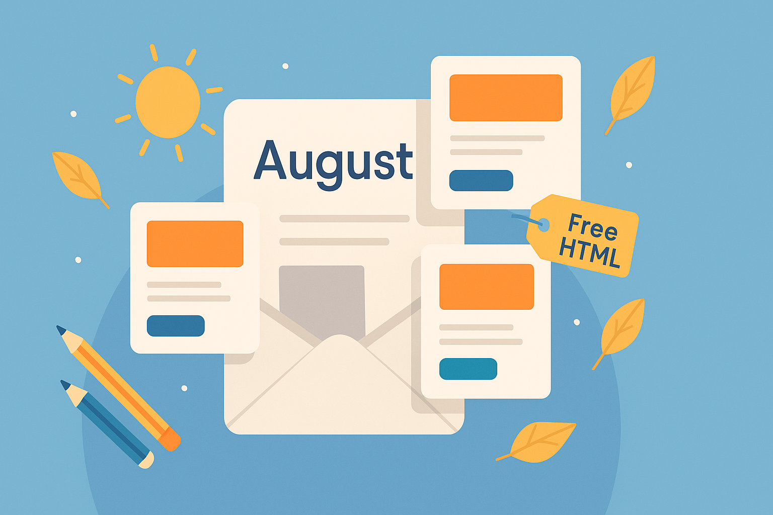 August Newsletter Ideas [+ Free HTML Templates]